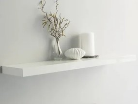 Police na zeď Shelvy 80 cm, bílá lesk