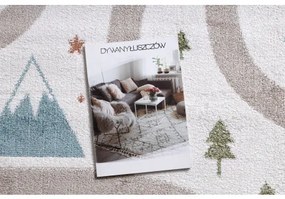 Dywany Luszczow Dětský kusový koberec FUN Polar, ulice, les, krém Rozměr koberce: 280 x 370 cm