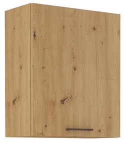 Horní skříňka, černý mat / dub artisan, Monro, 60 G-72 1F
