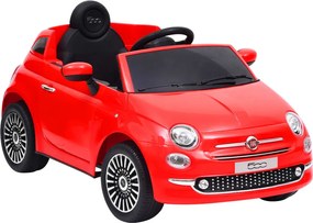 vidaXL Dětské elektrické auto Fiat 500 [80317] Barva: Červená