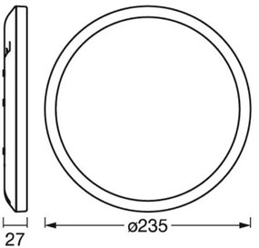 Ledvance - LED RGBW Stmívatelné stropní svítidlo SMART+ ORBIS LED/19W/230V Wi-Fi