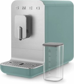 Smeg Automatický kávovar na espresso / cappuccino, BCC13, s dávkovačem mléka, smaragdově zelená BCC13EGMEU