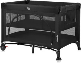 LIONELO Postýlka cestovní Laura Black Carbon / do 15 kg