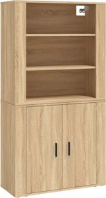 Skříň highboard dub sonoma kompozitní dřevo 3185362