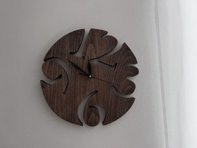 Dřevomuška Nástěnné dřevěné hodiny Magic