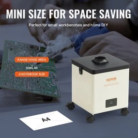 100 W Odsavač kouře z pájky 3-stupňové filtry 240 m³/h Silné sání