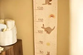 Jollein Metr růstový závěsný Kangaroots / do 140 cm / 120 × 20 cm