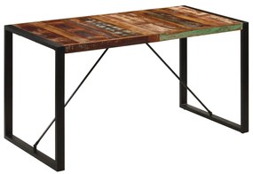 Jídelní stůl 140 x 70 x 75 cm masivní recyklované dřevo,  247421