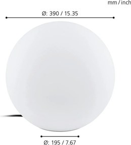 EG 98102 Venkovní stojací svítidlo MONTEROLO 98102 - EGLO