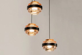 Závěsné LED svítidlo do obýváku Allicante Champagne