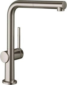 Hansgrohe - Dřezová baterie Talis s výsuvnou koncovkou, vzhled nerezu 72808800ROZ1