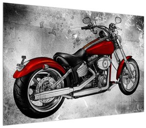 Obraz motorky (100x70 cm)