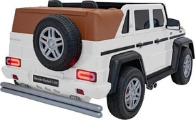 Elektrické autíčko Mercedes Benz MAYBACH G650 STRONG bílé