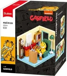 Sluban Builder M38-B1226 Garfield v obývacím pokoji