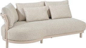 4Season Outdoor designové zahradní sedačky Mykonos 3 Seater Cuddle Bench Left