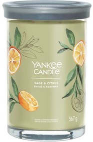 Yankee Candle – Signature Tumbler svíčka Sage & Citrus (Šalvěj a citrus) Velikost: velká 567 g