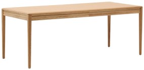 Dubový rozkládací jídelní stůl Kave Home Lenon 200-280 x 90 cm