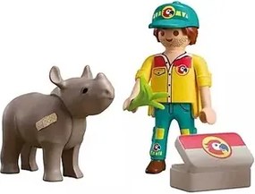Playmobil® DuoPack 72025 DuoPack Ošetřovatel s nosorožcem / Počet dílk