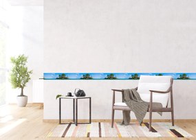 Samolepící bordura na zeď Ostrov | 5 m x 13.8 cm | DWB8203