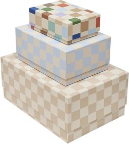 Kartonové dětské úložné boxy v sadě 3 ks 31x22x14 cm Mana – OYOY Mini