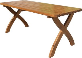 Masivní stůl z borovice dřevo lakované 40 mm (různé délky) 180 cm