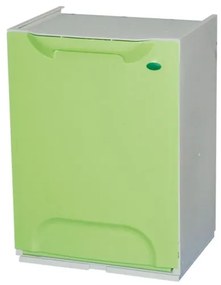 ArtPlast Plastový koš na tříděný odpad, zelená, 1x 14 l