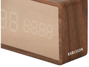 Designové LED hodiny - budík 5878DW Karlsson 15cm