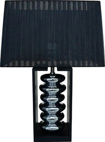 Designová stolní lampa Kamaria 55 cm černá
