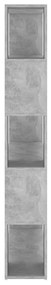 Knihovna / dělicí stěna Montello - betonově šedá | 100x24x155 cm