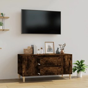 TV skříňka kouřový dub 102x44,5x50 cm kompozitní dřevo