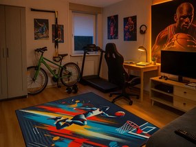 TZ Designový koberec „Basketbal“ Rozměr: 100x150 cm