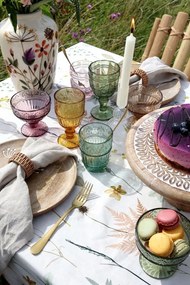 Set 6ks barevných misek na noze Saint-Émilion - Ø 10,5*10 cm / 260ml