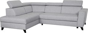 Casarredo - Komfort nábytek Rohová sedací souprava PRADIS rozkládací s úložným prostorem, levá, látky A1 | potah: rosario 69,barva: N4 ořech