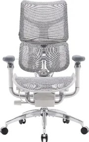 Sihoo S100-M302 bílá / Kancelářské ergonomické křeslo / Síťový potah