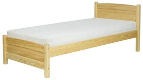 Drewmax LK125 90x200 cm - Dřevěná postel masiv jednolůžko