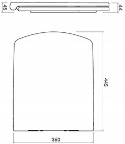 Cersanit Easy, antibakteriální toaletní wc sedátko z duroplastu, bílá, K98-0089