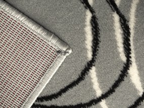 Alfa Carpets  Kusový koberec Kruhy grey - 160x230 cm