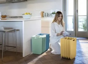 Guzzini Eco Packly bílá / Koš na tříděný odpad / skládací / 25 l / rec
