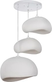 BRILAGI - Lustr na lanku WABI SABI 3xE27/40W/230V pr. 76 cm bílá