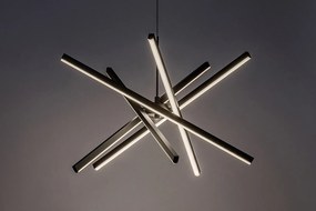 Rabalux Černé závěsné LED svítidlo Matilde 560mm 48W 72267