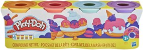 HASBRO PLAY-DOH Kreativní set modelína 4 kelímky dobroty mix barev 14e4869