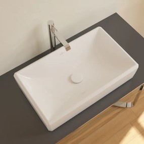 VILLEROY &AMP; BOCH Villeroy Boch ANTHEUS - Umyvadlo na desku, 645x390x150 mm, bez přepadu, neleštěné, Bílá Alpin CeramicPlus 4A1065R1