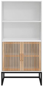 Highboard bílý 60 x 35 x 125 cm kompozitní dřevo - Default Title