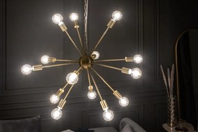 Designové závěsné svítidlo Daube 85 cm zlaté