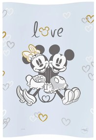 CEBA Podložka přebalovací měkká COSY (50x70) Disney Minnie & Mickey Blue