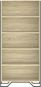 Knihovna dub sonoma 80 x 31 x 169 cm kompozitní dřevo 3295313