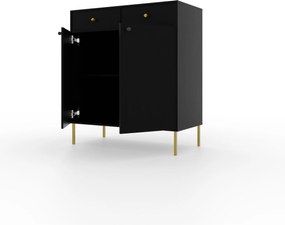 ADRK Furniture Komoda 2D 2S Tili CHES-TIL-2D-2S-B