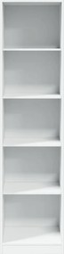Šatní skříň bílá 50 x 50 x 200 cm kompozitní dřevo 3307711