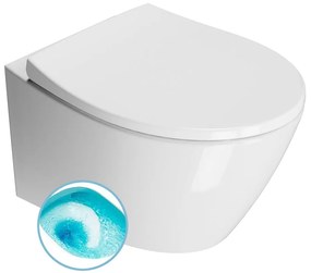 GSI MODO závěsná WC mísa, Swirlflush, 37x52cm, bílá ExtraGlaze - 981611