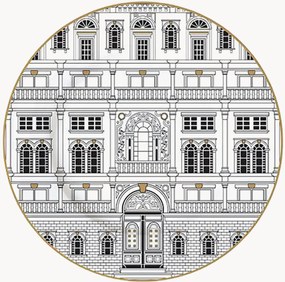 Sada porcelánových dezertních talířů Palazzo, 4 díly